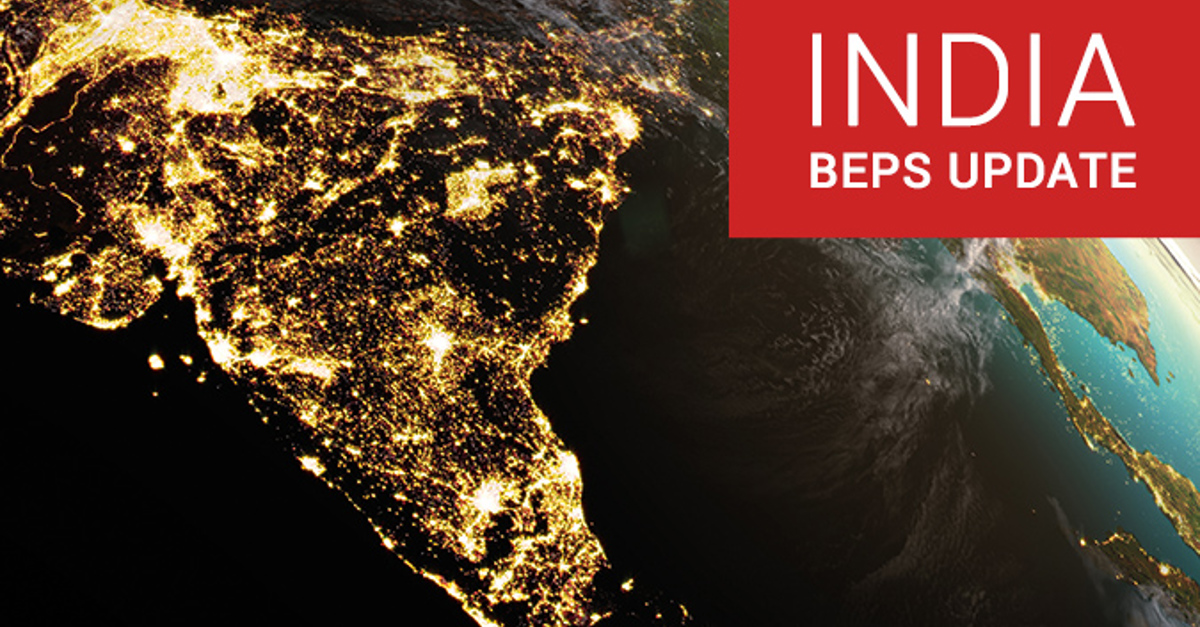 India's 2018 Budget seals progress towards BEPS Project recommendations