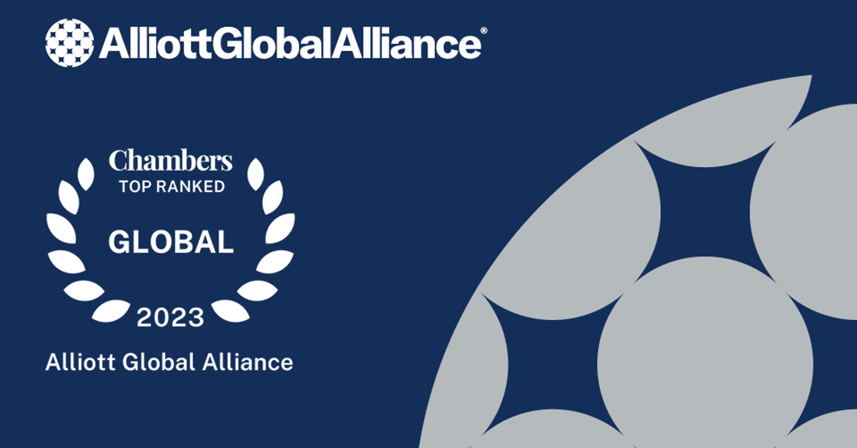 Alliott Global Alliance ranked as Band 1 Law Firm Network by Chambers Guide