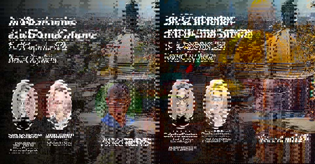 AGA sponsors and presents at IBA Annual Conference in Mexico City